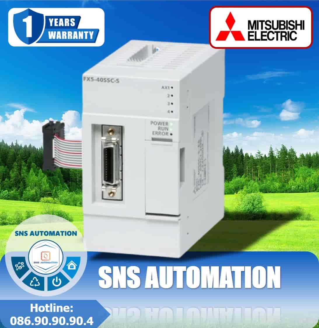FX5-40SSC-S Mô đun Simple Motion hỗ trợ điều khiển chuyển động 4 trục qua mạng SSCNET III/H tốc ...